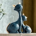 Axioma Cat Sculpture Decor Animal Figurine Modern Art Statue Resin ...
