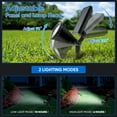 800 Lumens Solar Spot Lights Outdoor,18 LEDs Solar Flood Lights with 2 ...