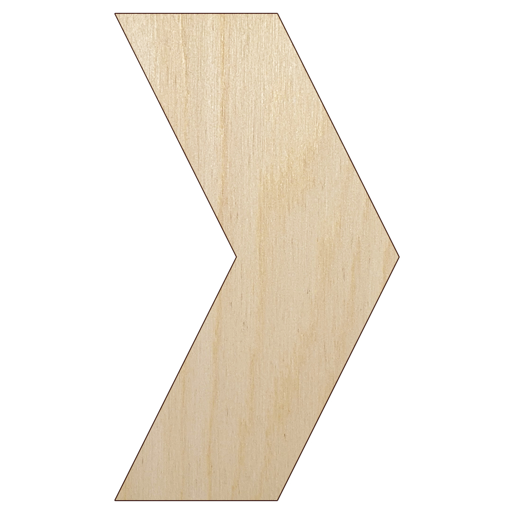 Chevron Arrow Solid Wood Shape Unfinished Piece Cutout Craft DIY ...