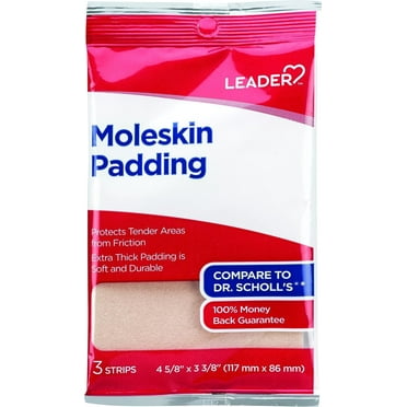 Dr. Scholl's Moleskin Plus Padding, Foot Care for Corn & Blister Relief ...