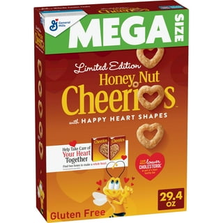 Cheerios Honey Nut Jumbo Cereal, 1.3kg/45.85oz, (Imported from Canada ...
