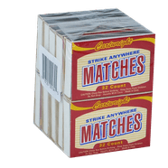 250 Plain White Cover Wooden Matches Box Matches with White Heads (5 ...
