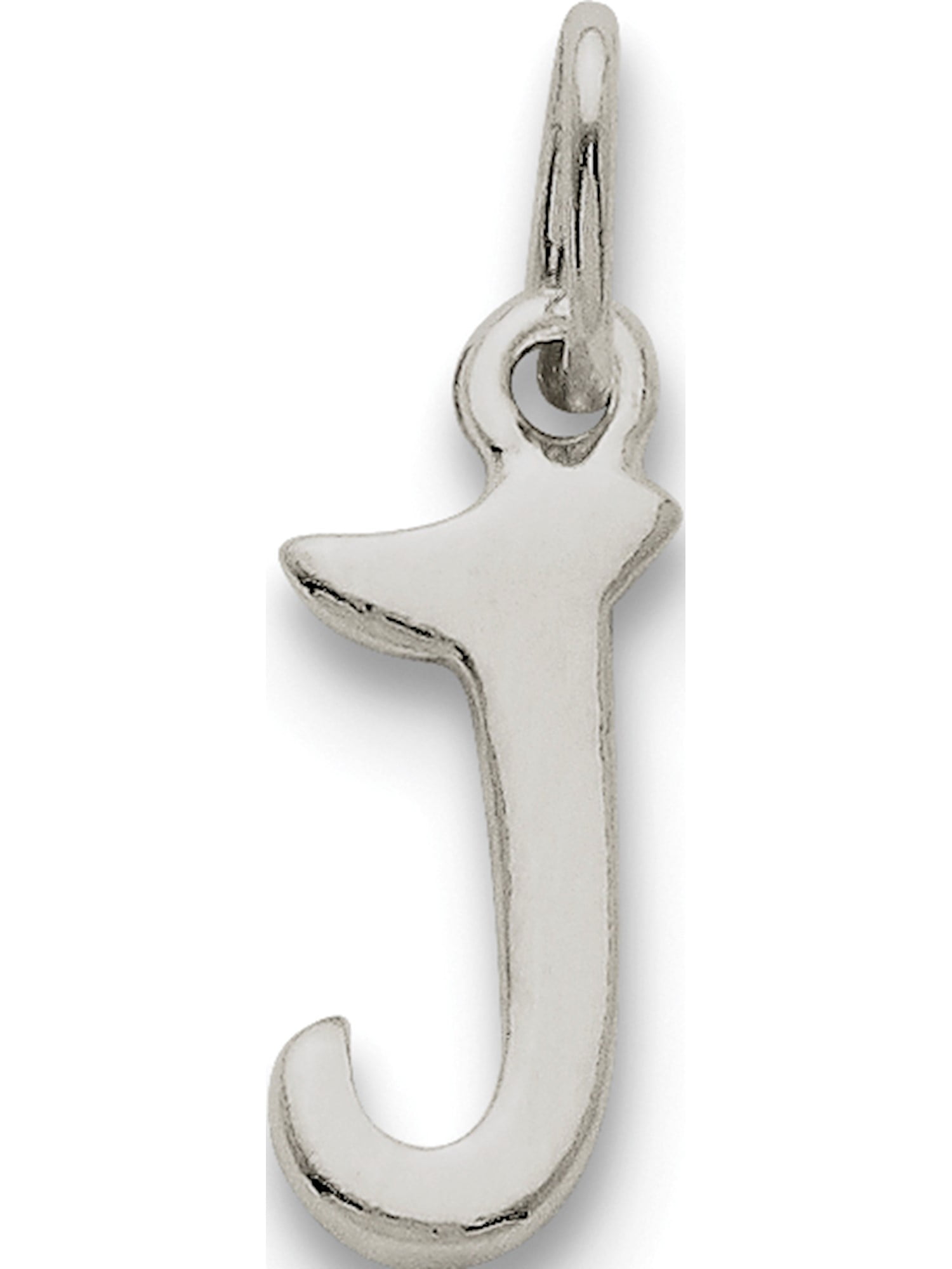 925 Sterling Silver Initial J (7to8x13mm) Pendant / Charm | Walmart Canada