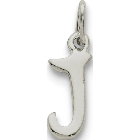 925 Sterling Silver Initial J (7to8x13mm) Pendant / Charm - Walmart.ca