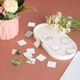 100Pcs Mini Mirror Tiles, 2inch Acrylic Square Mirror Adhesive Small ...