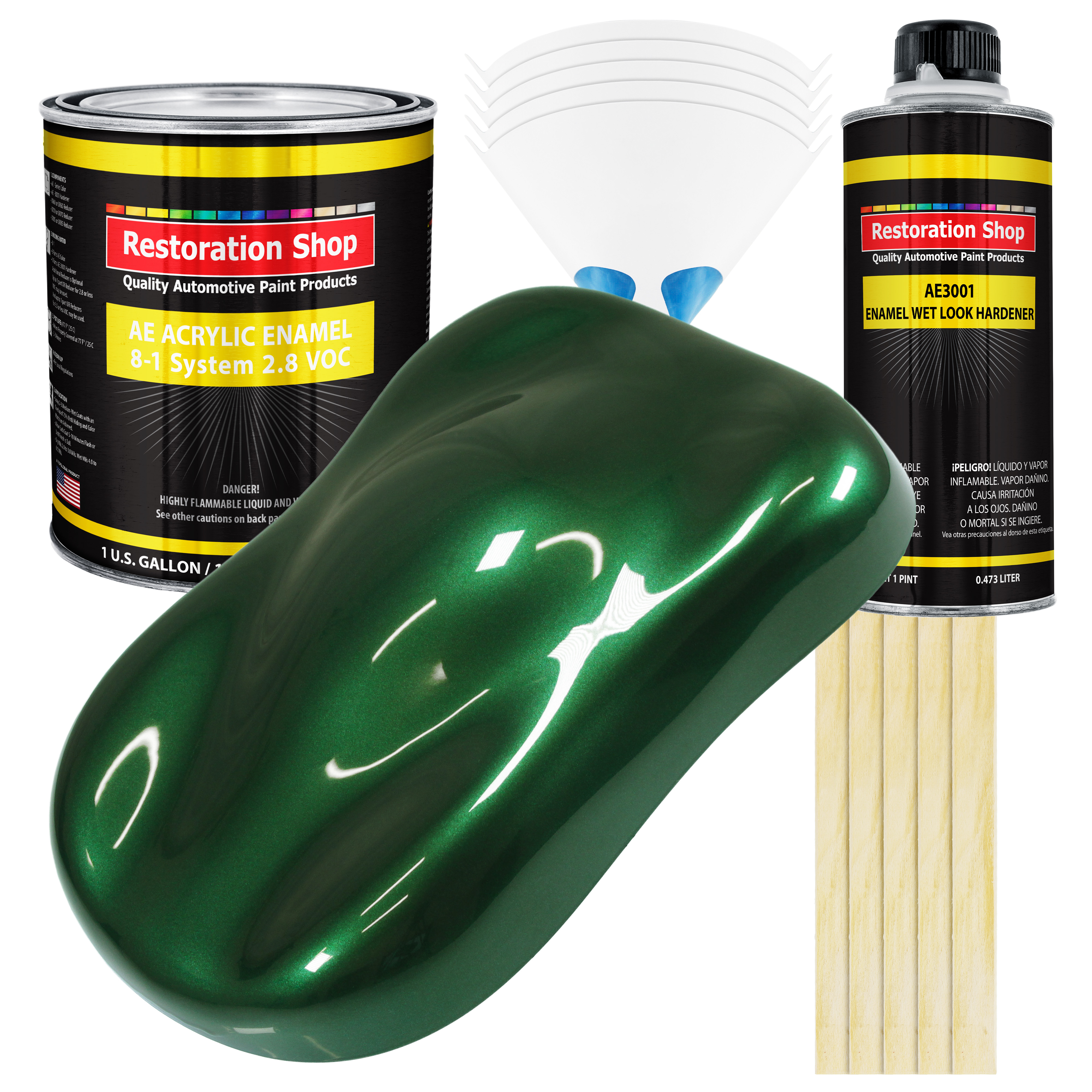 Restoration Shop British Racing Green Met. Acrylic Enamel Auto Paint ...