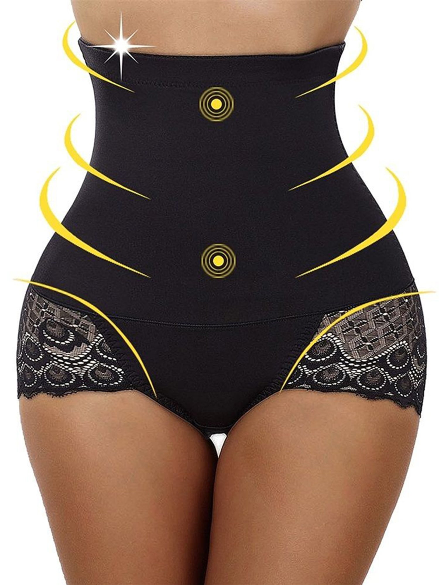 Womens Extra Firm Control Shapewear Hi Waist Brief Waist Trainer