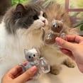 3PCS Cat Whisker Holder Fridge Magnet - Cat-Shaped Hair Keepsake ...