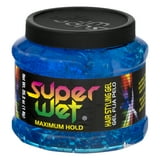 Superwet Maximum Hold Hair Gel 35.3 Oz for Control and Styling, Alcohol ...