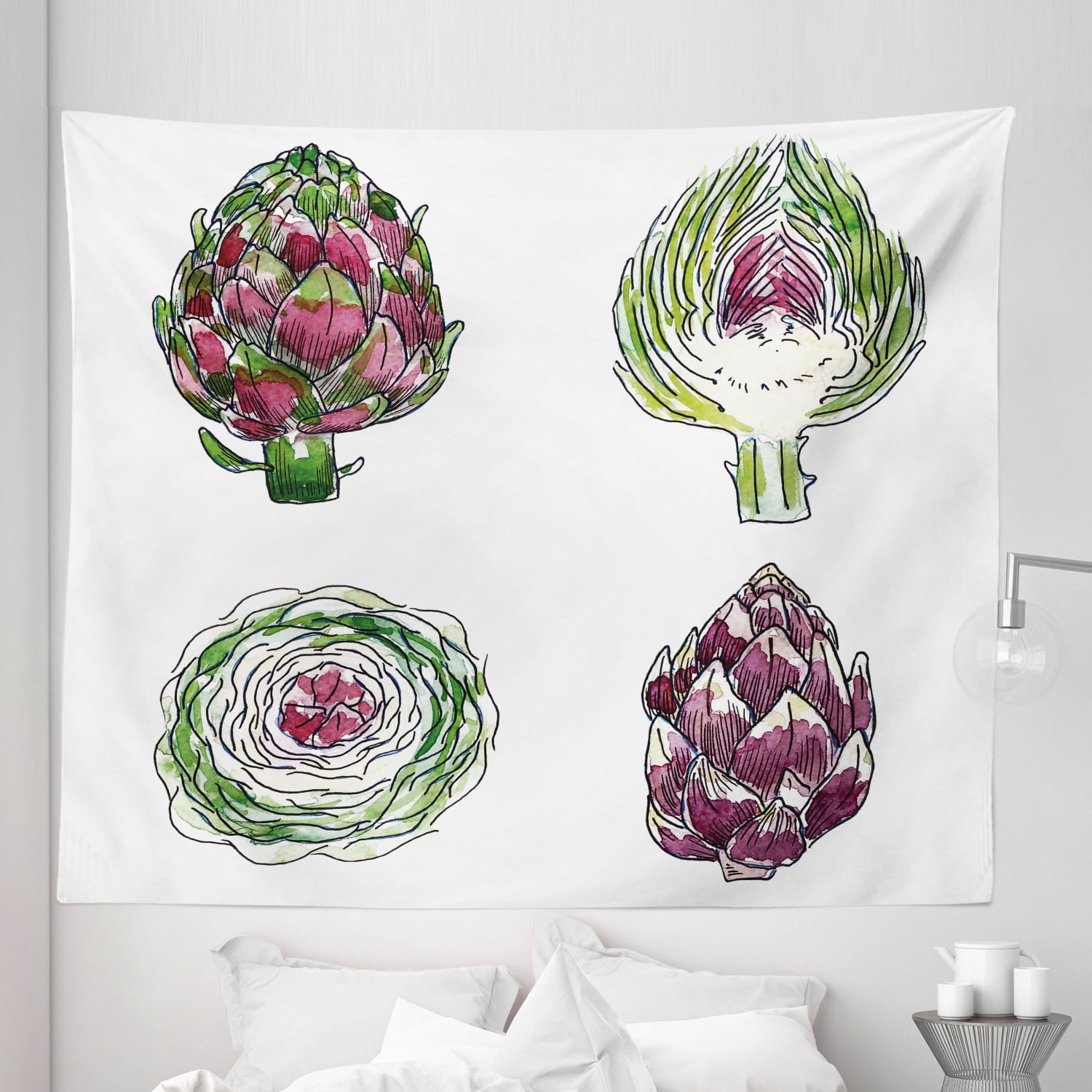 Artichoke Tapestry, Vegetables from Various Angles Agriculture Diet ...