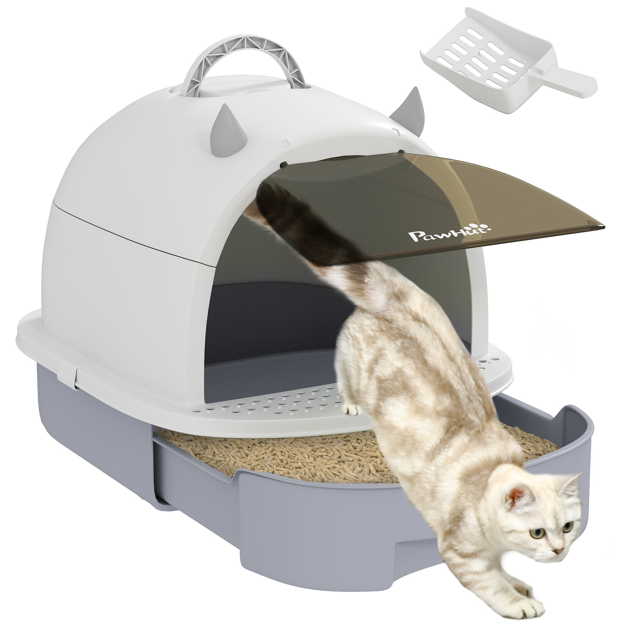 Click here for Pawhut Cat Litter Box  Enclosed Kitty Litter Box W... prices