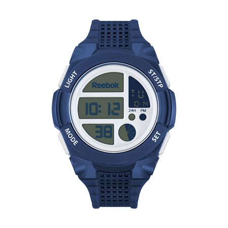 Reebok Allterrain Mens Digital Japanese-Quartz Blue Watch with Blue ...