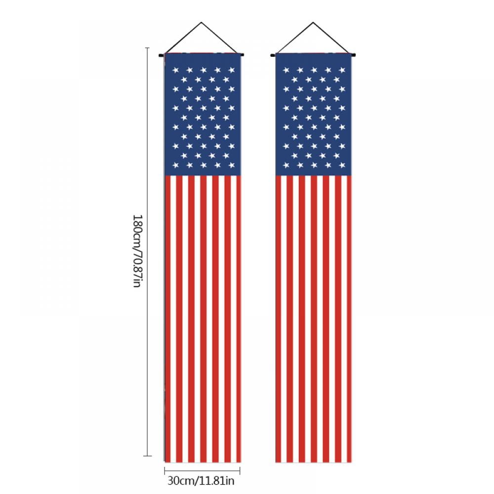 Vertical American Flag Hanging