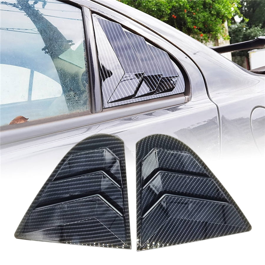 2x Quarter Window Louver Shutter Cover Side Vent For Mitsubishi Lancer ...