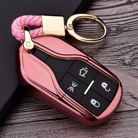 Soft TPU Car Key Cover Case Shell For Maserati Fob Replacement for ...