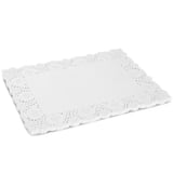 Rectangular Paper Doilies for Placemats, Cakes, Desserts (White, 15.5 x ...