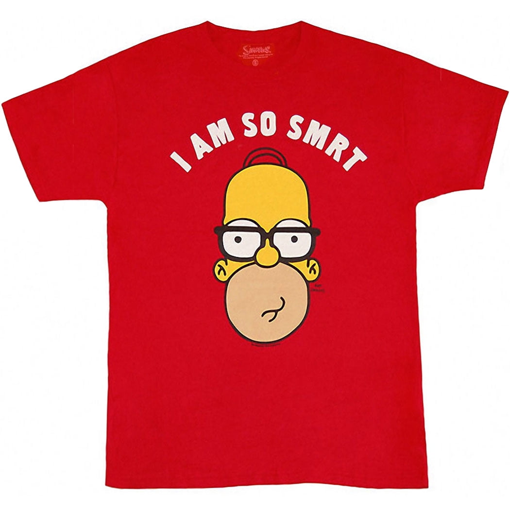Homer Simpson I Am So Smrt T-Shirt - Walmart.com