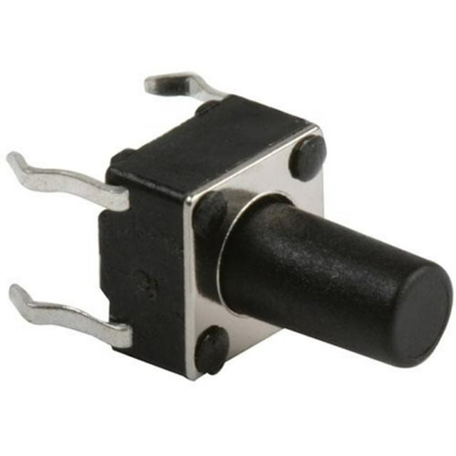 Steren SPST 2P 12V NO Tactile Micro Switch Long Stem - Walmart.com