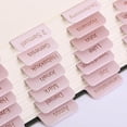 6 Sheets Laminated Bible Tabs Large Print Stickers Easy to Read Bible ...