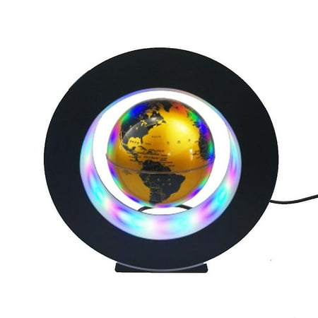 Levitating Lamp Magnetic Levitation Globe Led World Map Rotating Globe ...