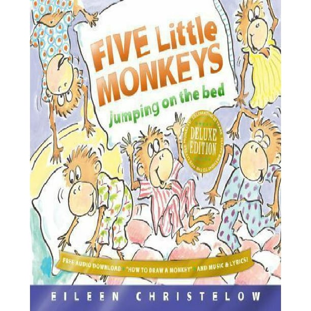 Five Little Monkeys Jumping on the Bed 25th Anniversary Edition (A Five ...