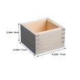BESTYASH 2Pcs Japanese Wood Box for Sake Cup Storage Reusable ...