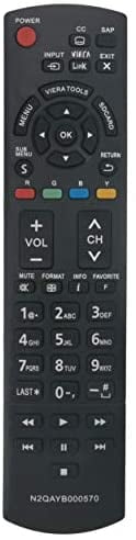 N2QAYB000570 Replaced Remote fit for Panasonic TV TC-32LX34 TC-L37U3 TC ...