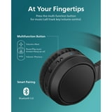 Philips H4205 Bluetooth Stereo Wireless Headphones with 32mm Drivers ...