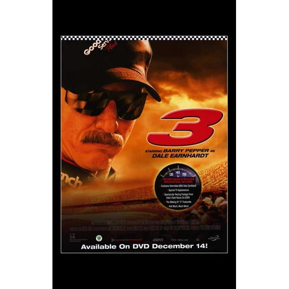 3: The Dale Earnhardt Story - movie POSTER (Style A) (11" x 17") (2004) - Walmart.com
