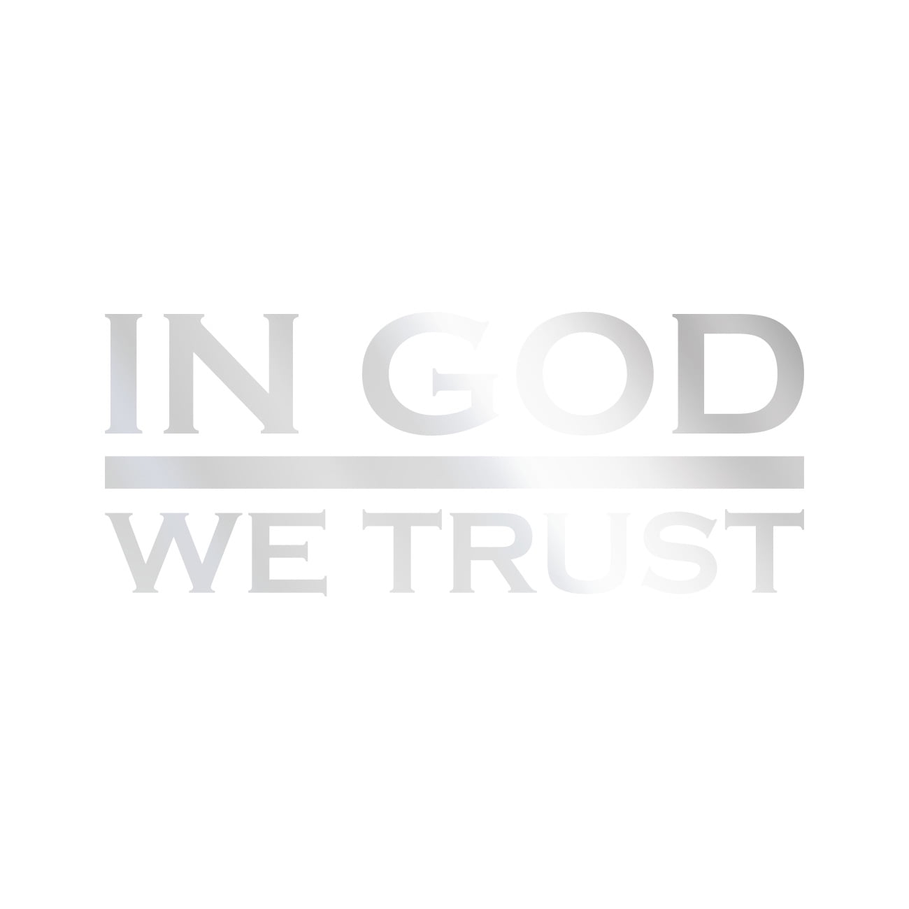 In GOD We Trust Sticker Decal Die Cut - Self Adhesive Vinyl ...