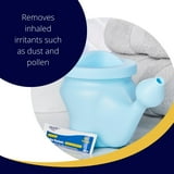 Equate Neti Pot with 50 Saline Packets Nasal Wash System for Sinus ...