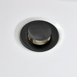 Better Homes & Gardens Elmont Single Handle Bathroom, Matte Black, Push ...