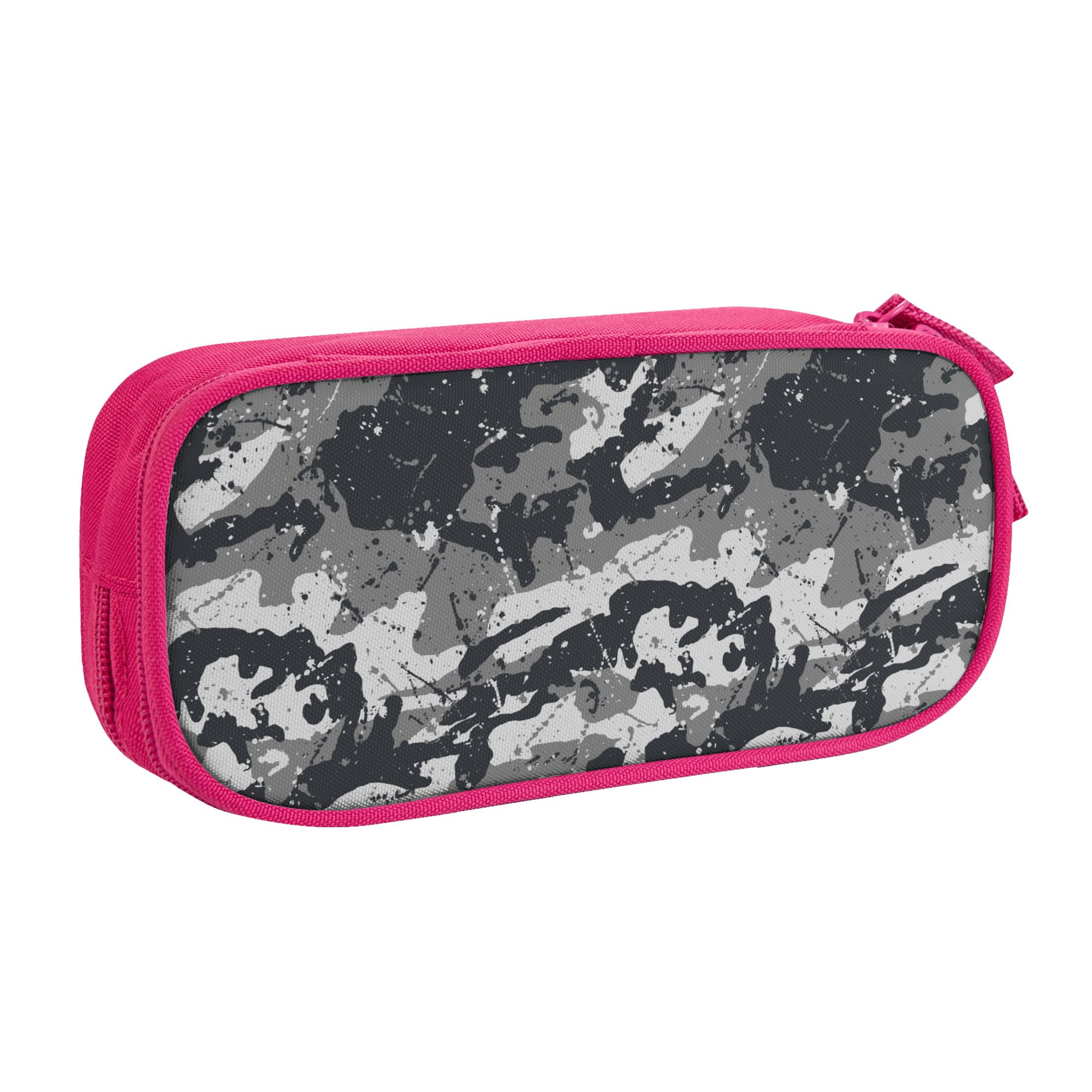 TEQUAN Large Capacity Pencil Case, Retro Grey Camouflage Texture ...