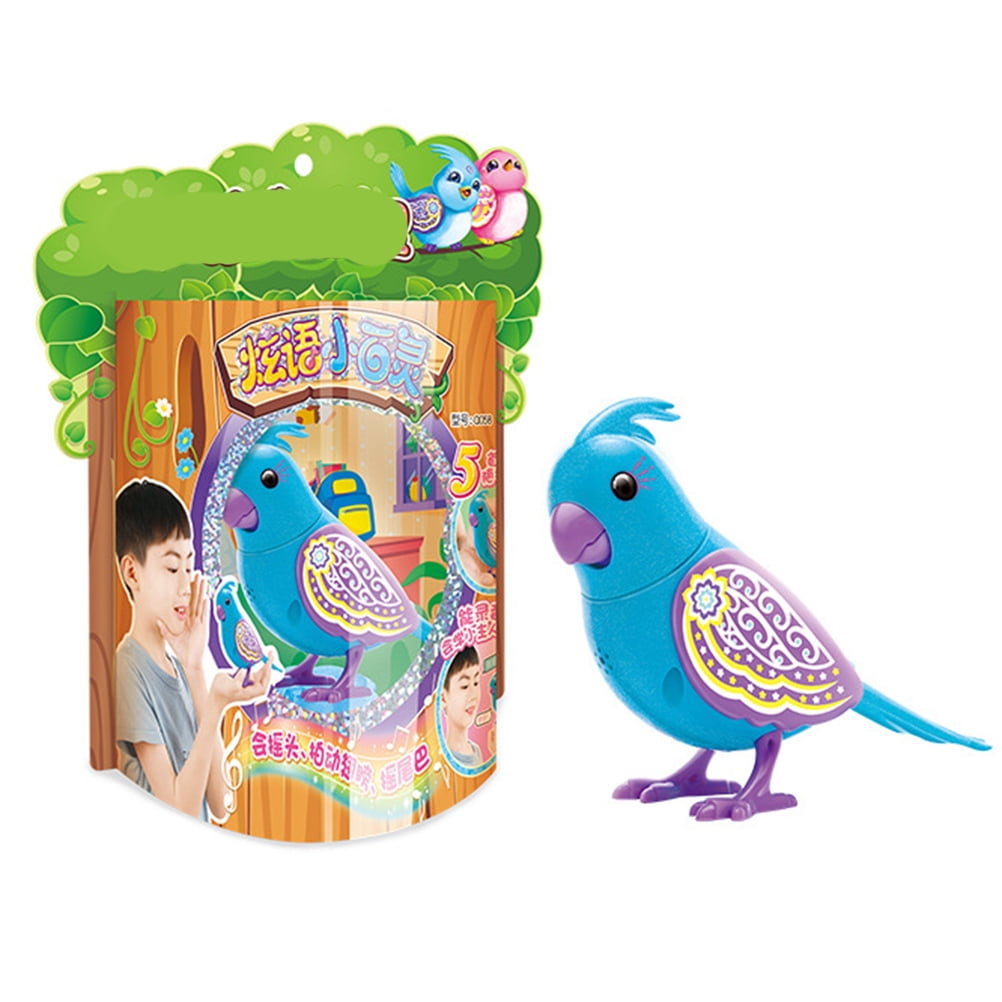 Electric Bird Talking Parrot Birds Intelligent Pets Sound Whistle ...
