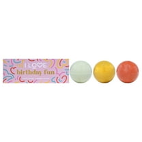 NCLA Beauty Birthday Cake 3 pc Bath Bomb Set - Walmart.com