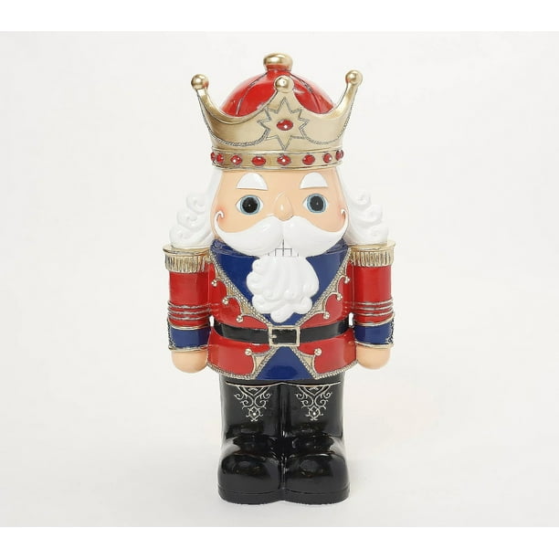 Evergreen 36"LED Resin Statue, Nutcracker- Indoor/Outdoor Christmas ...
