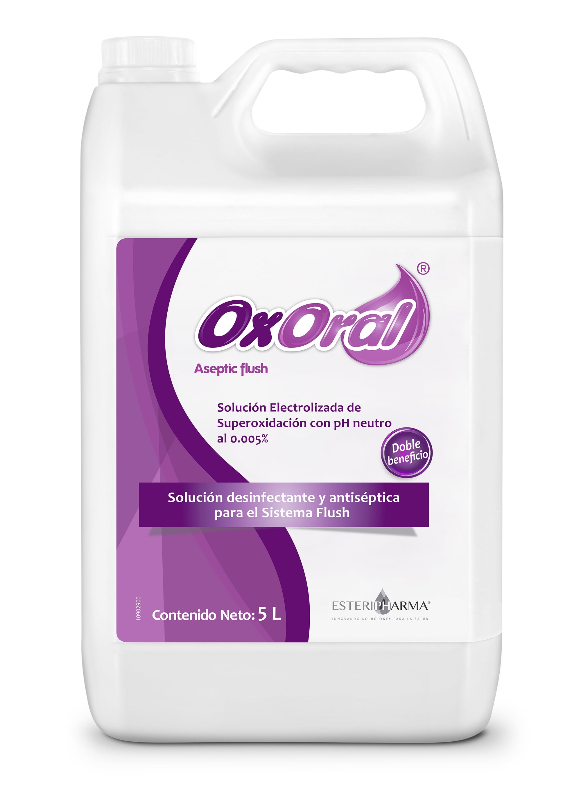 Oxoral Aseptic Flush Solucion Desinfectante Unidad Dental 5L | Bodega ...