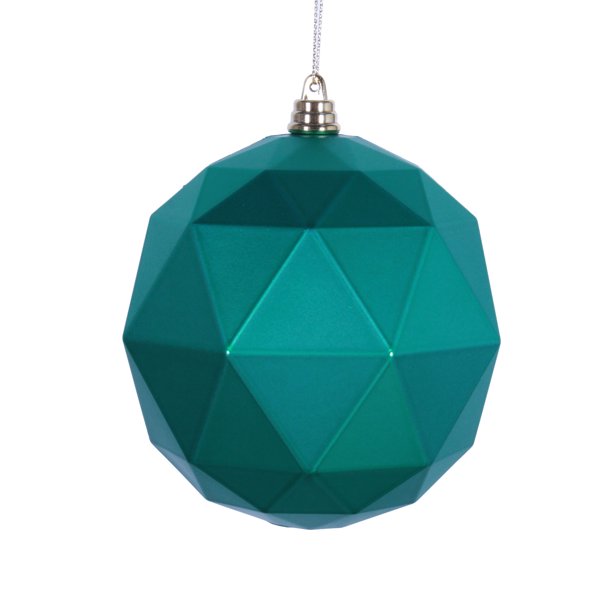 4.75" Seafoam Green Matte Geo Ball 4/bag - Walmart.com