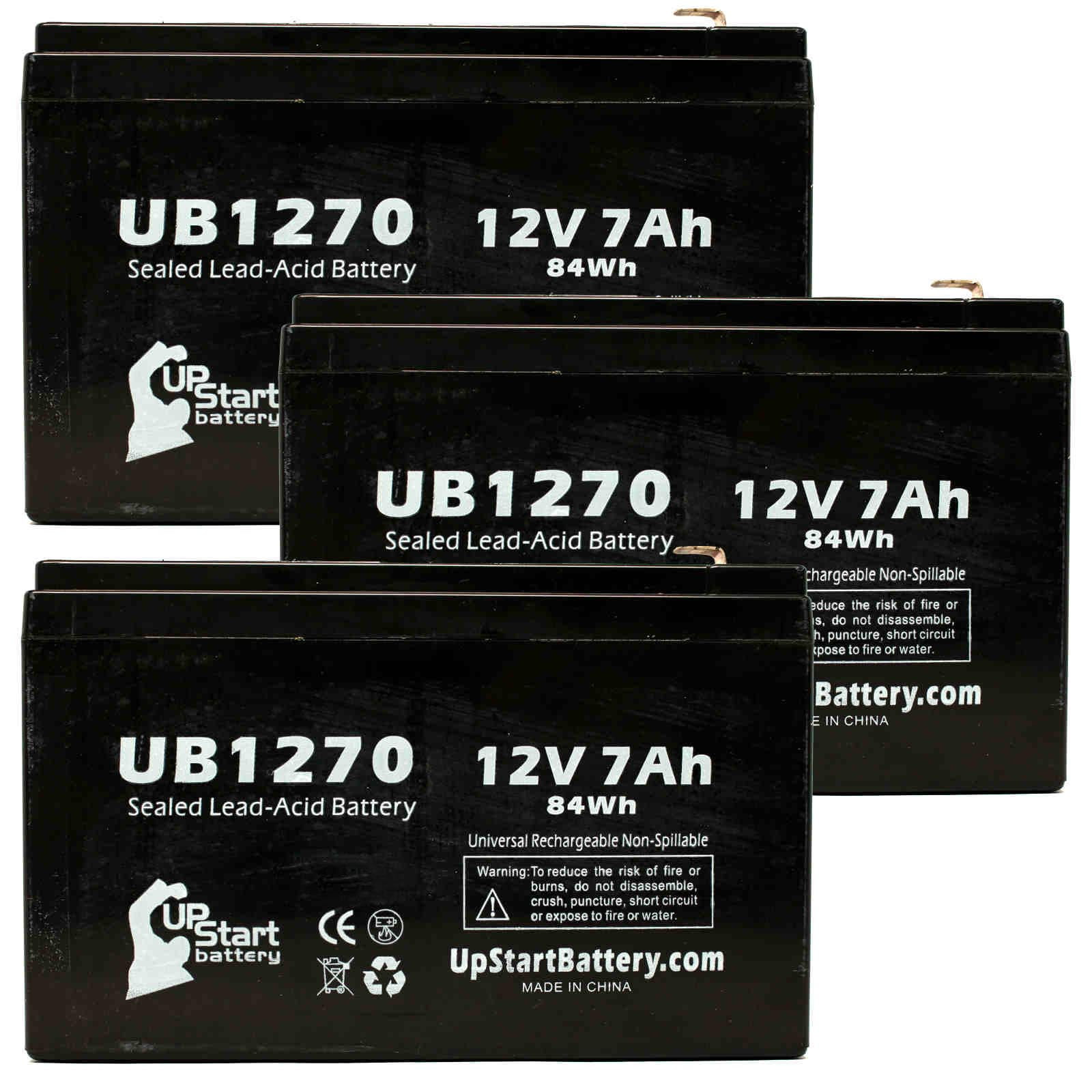 3x Pack - Compatible EATON / POWERWARE 9125-6000 Battery - Replacement ...