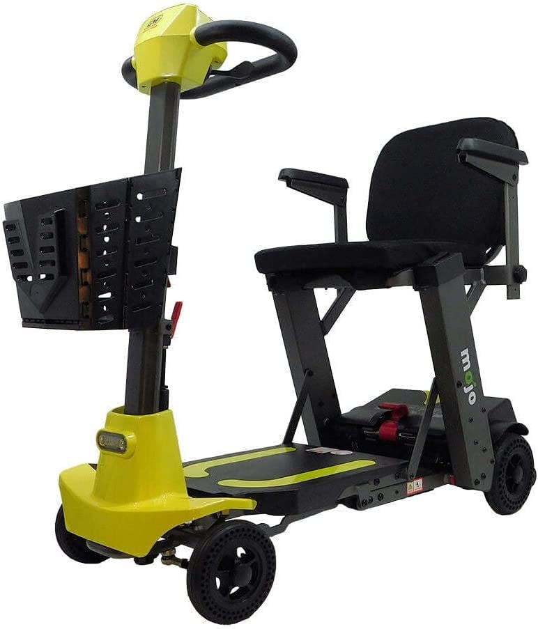 Mojo - Auto-Fold Mobility Scooter - Lemony-Lime - Walmart.com
