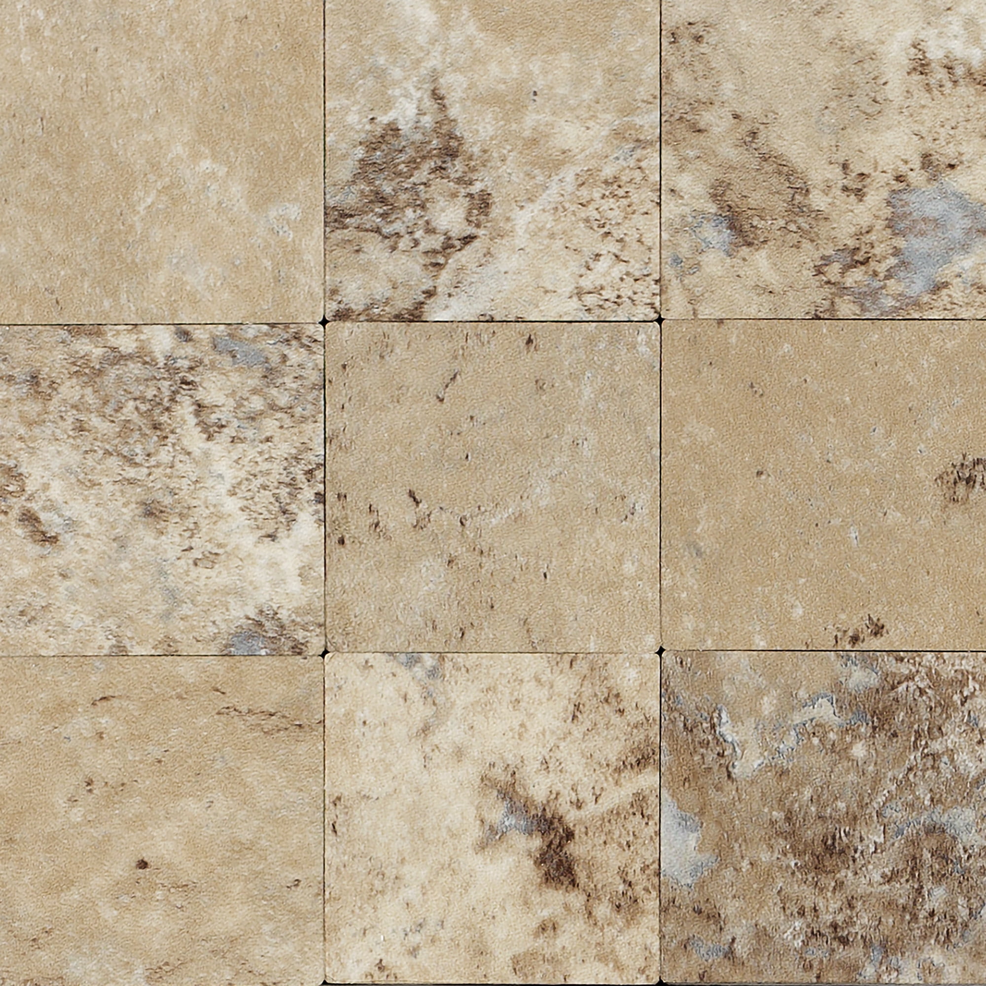 Aspect Peel and Stick Collage Tile in Aged Travertine Sample - Walmart.com
