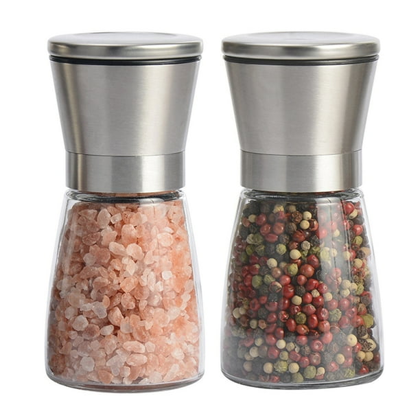 Mincham Salt and Pepper Grinder Set of 2, Best Spice Mills with ...