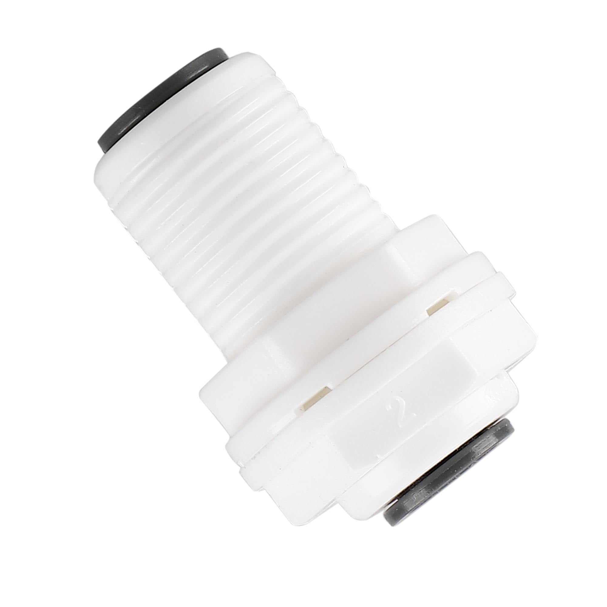 Straight 1/4 Tube OD Water Purifier Tube Connector Filter Pipe Joint ...