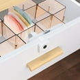 ifundom Minimalist Clear Plastic Drawer Divider for Home Tidiness 6Pcs ...