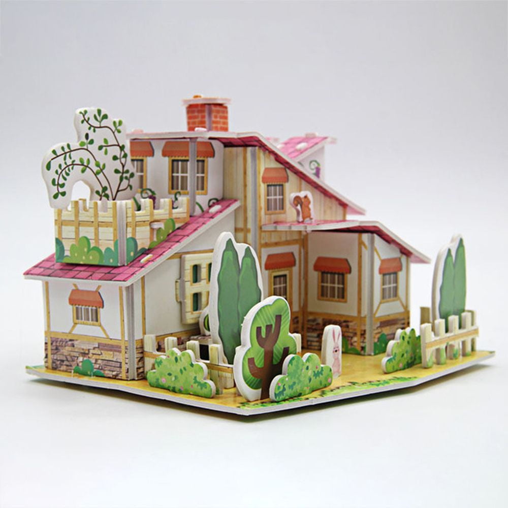 Children Gift Hand-assembled Toy Educational Toy DIY Handmade House ...