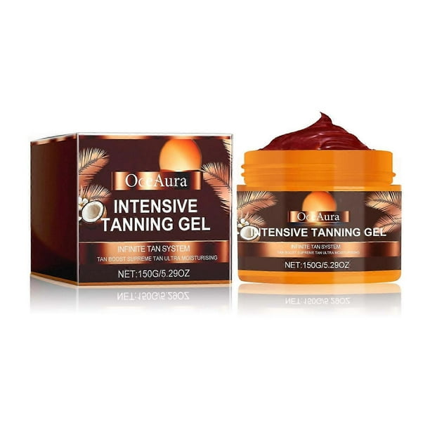 1-6pcs OCEAURA Intensive Tanning Gel 150g Tanning Enhancer Cream Fast ...