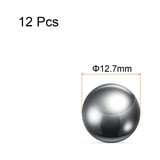 Uxcell Precision Balls 1/2" Diameter G10 Chrome Steel Ball for Bearings ...