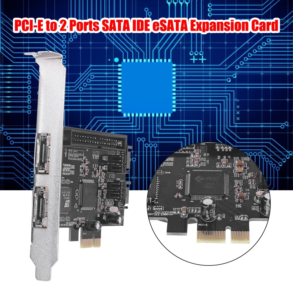 PCI-E PCIe to 2 Ports SATA IDE eSATA Expansion RAID Controller Cards ...