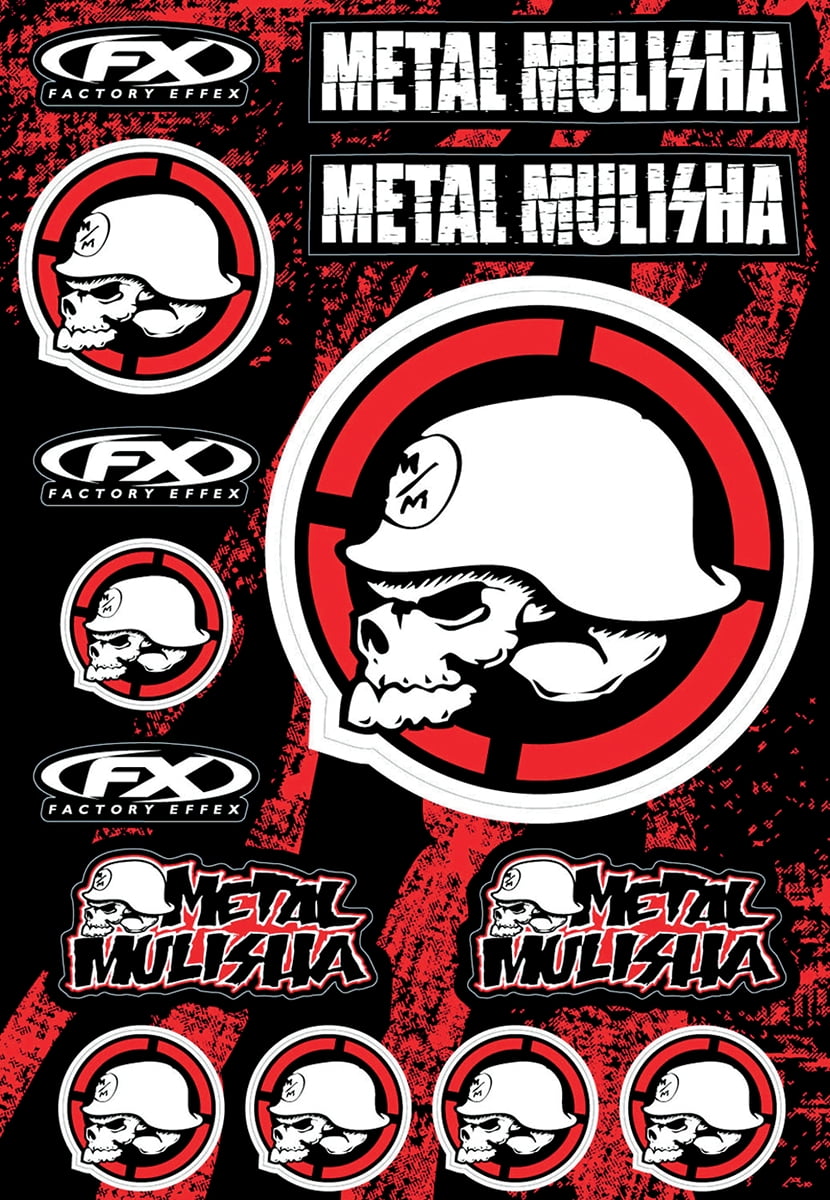 Factory Effex Metal Mulisha 2 Sticker Kit 16-68052 - Walmart.com