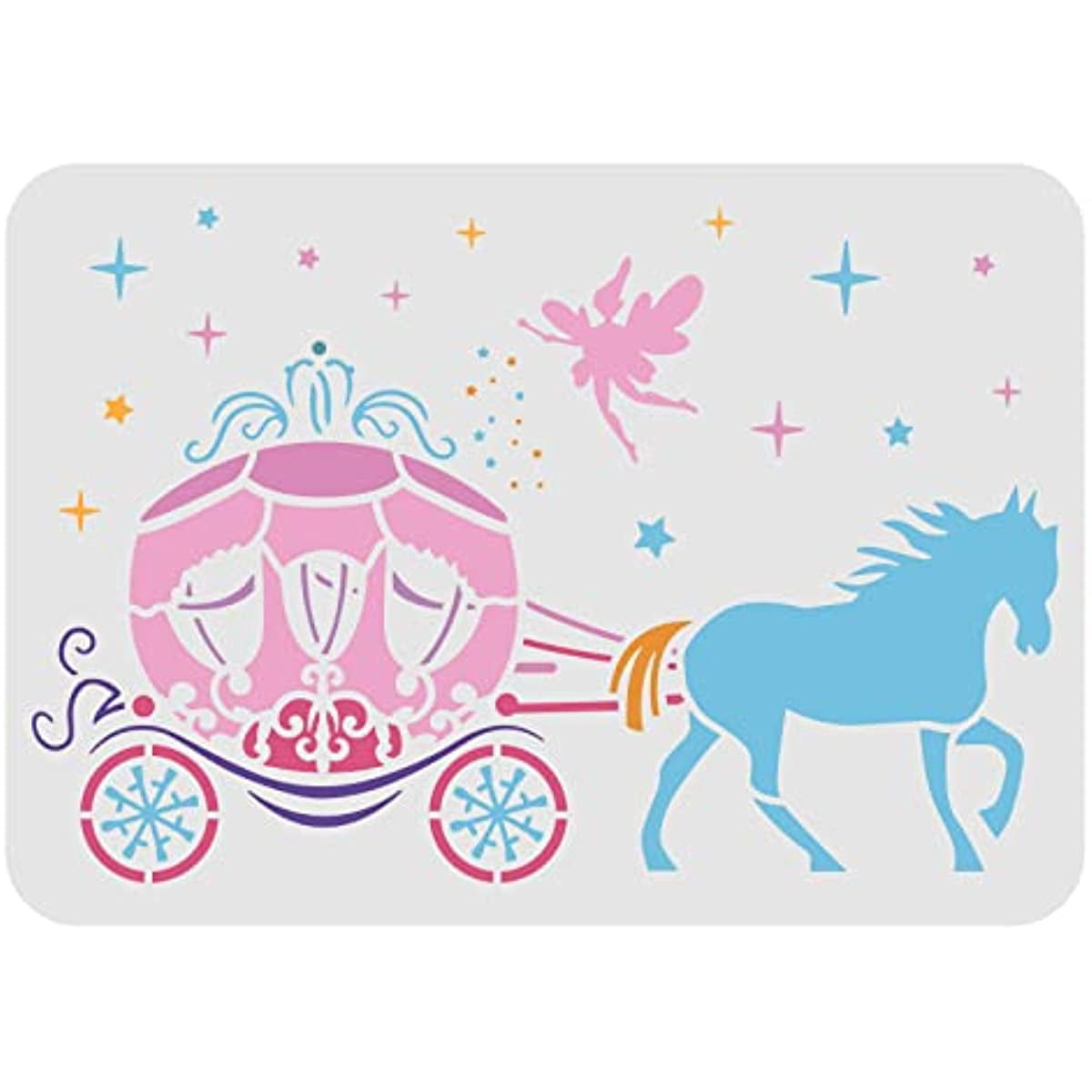 Cinderella Carriage Stencils